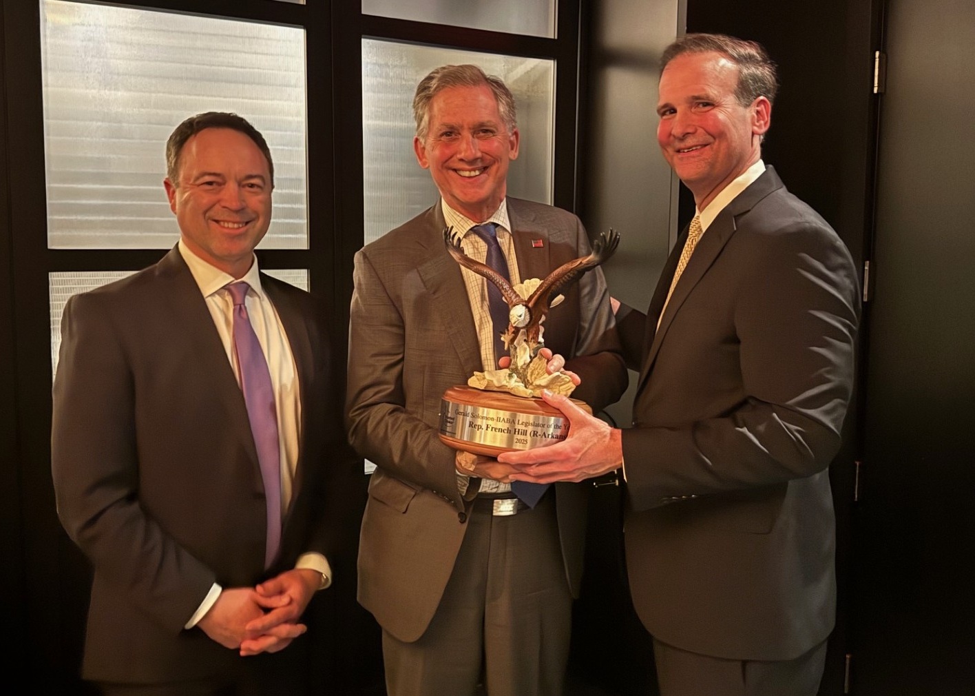 Rep. Hill Is Big ‘I’ Legislator of the Year - IA Magazine